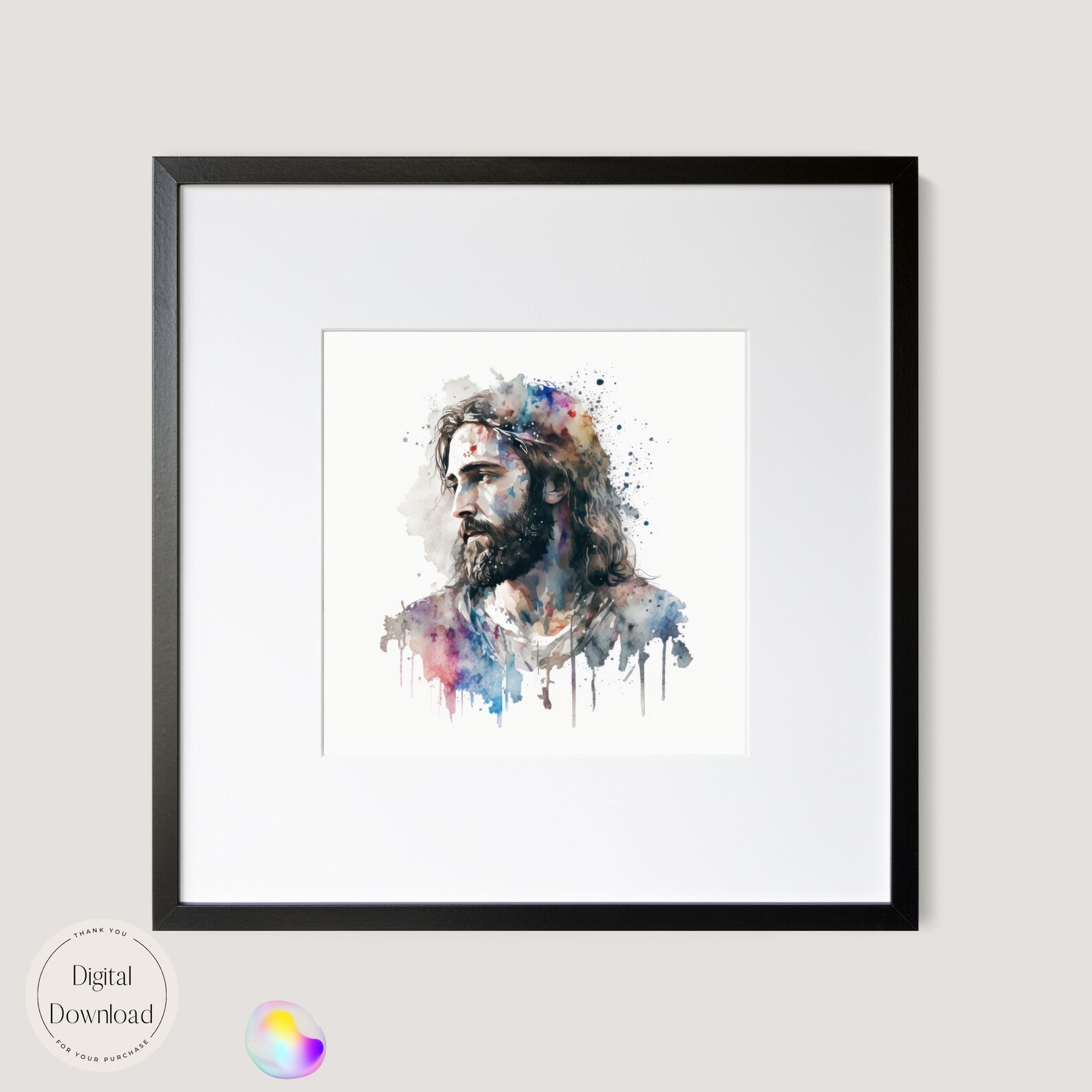 Jesus Christ Religious Printable Art 77 | Instant Download | Messiah's ...