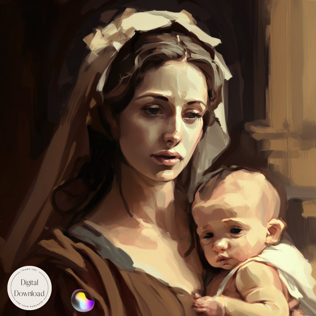 Blessed Mother Mary Poster Designs | Mother Mary Religious Printable ...