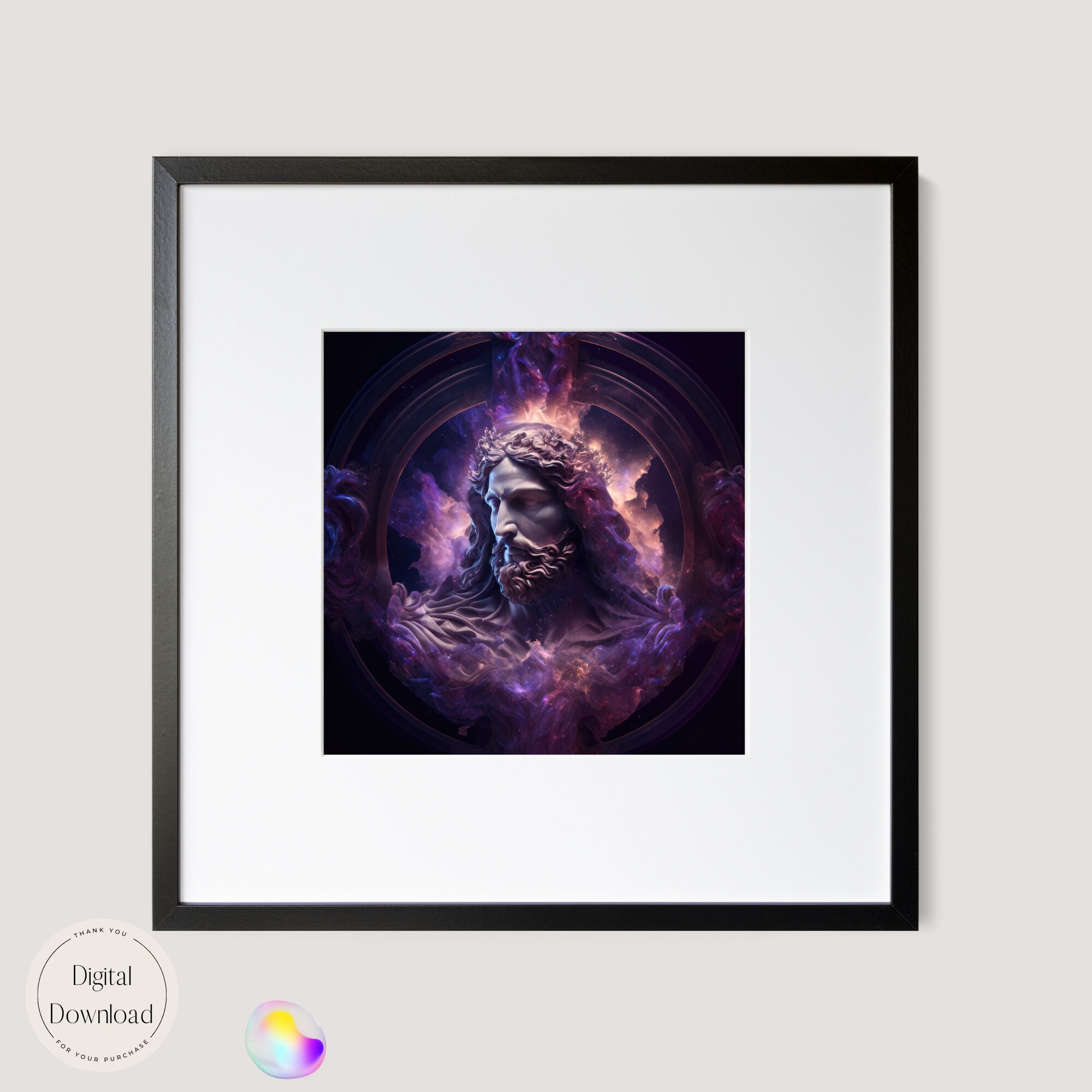 Jesus Christ Religious Printable Art 288 | Instant Download | Light of ...