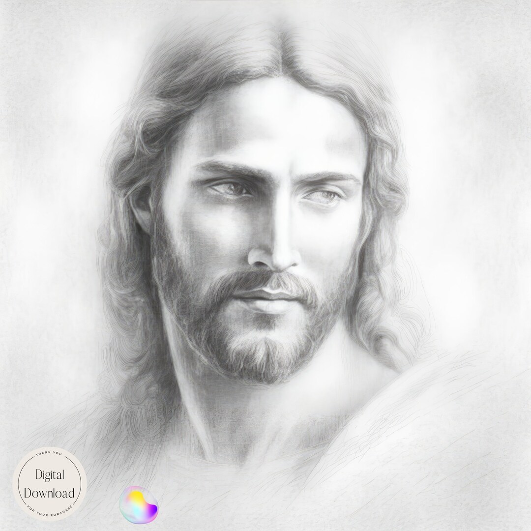 Jesus Christ Religious Printable Art 264 | Instant Download | Messiah's ...