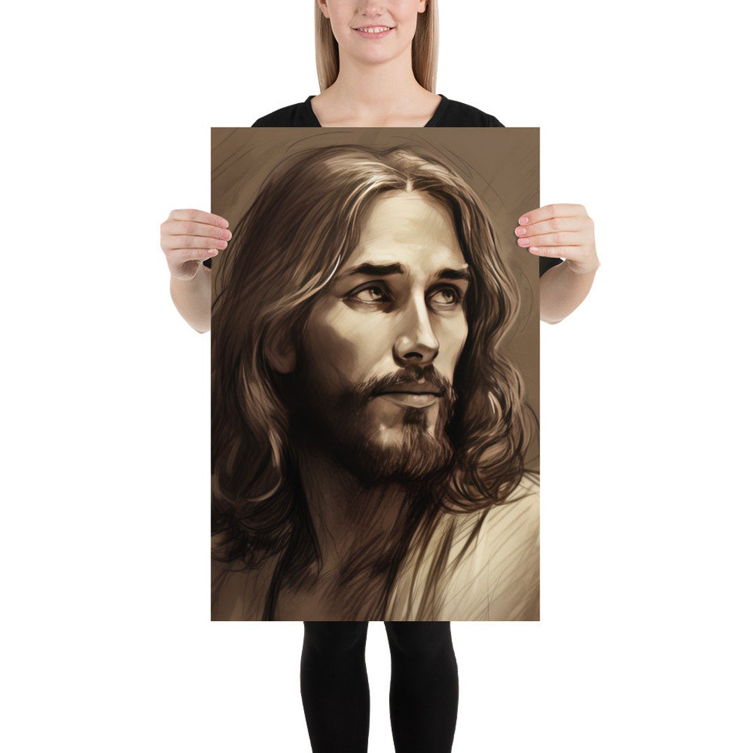 Jesus Christ Portrait, Art to Show Your Faith, Beautiful Addition to ...