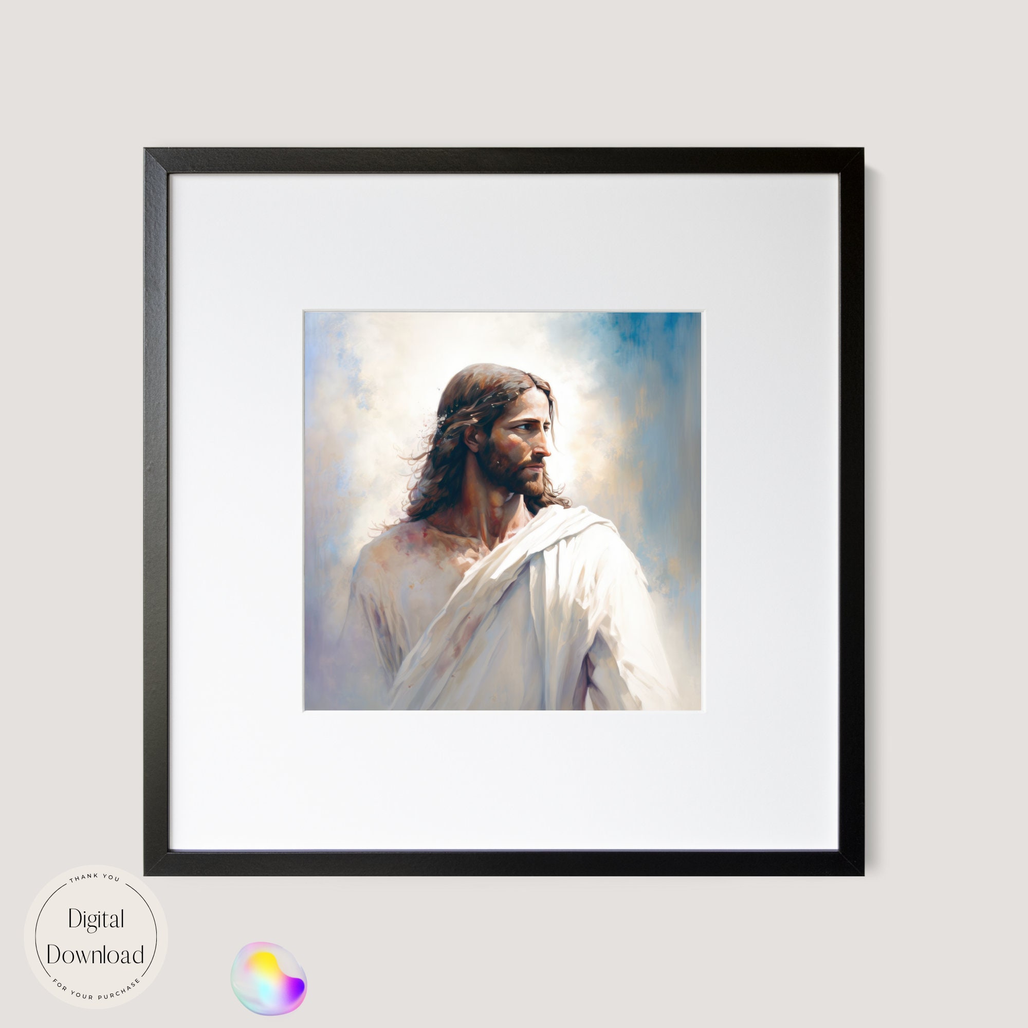 Jesus Christ Religious Printable Art 181 | Instant Download | Sacred ...