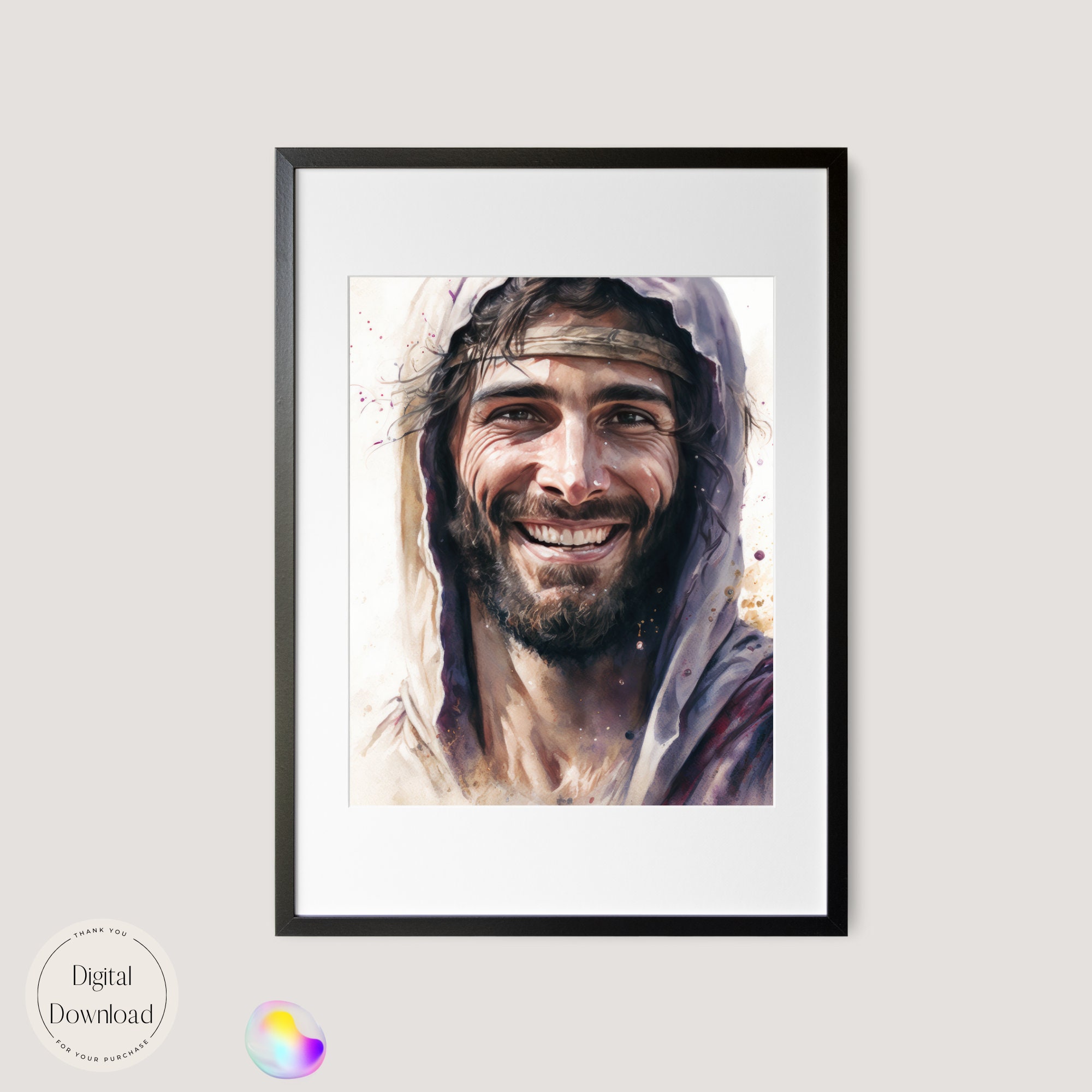 Jesus Christ Religious Printable Art 140 Instant Download - Etsy