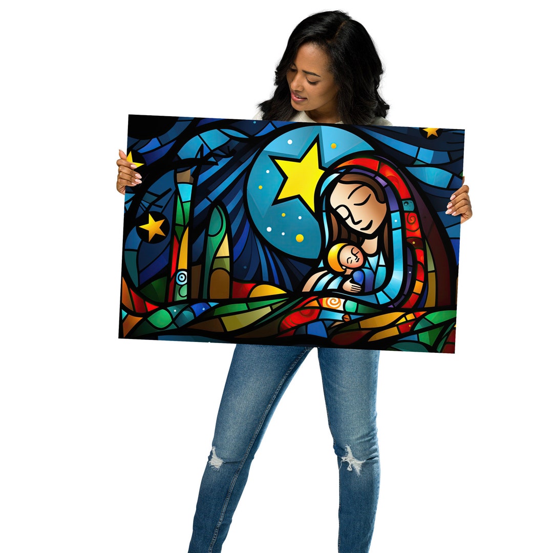 A Symbol of Faith and Joy | Nativity Scene Poster for Those Who Seek a ...