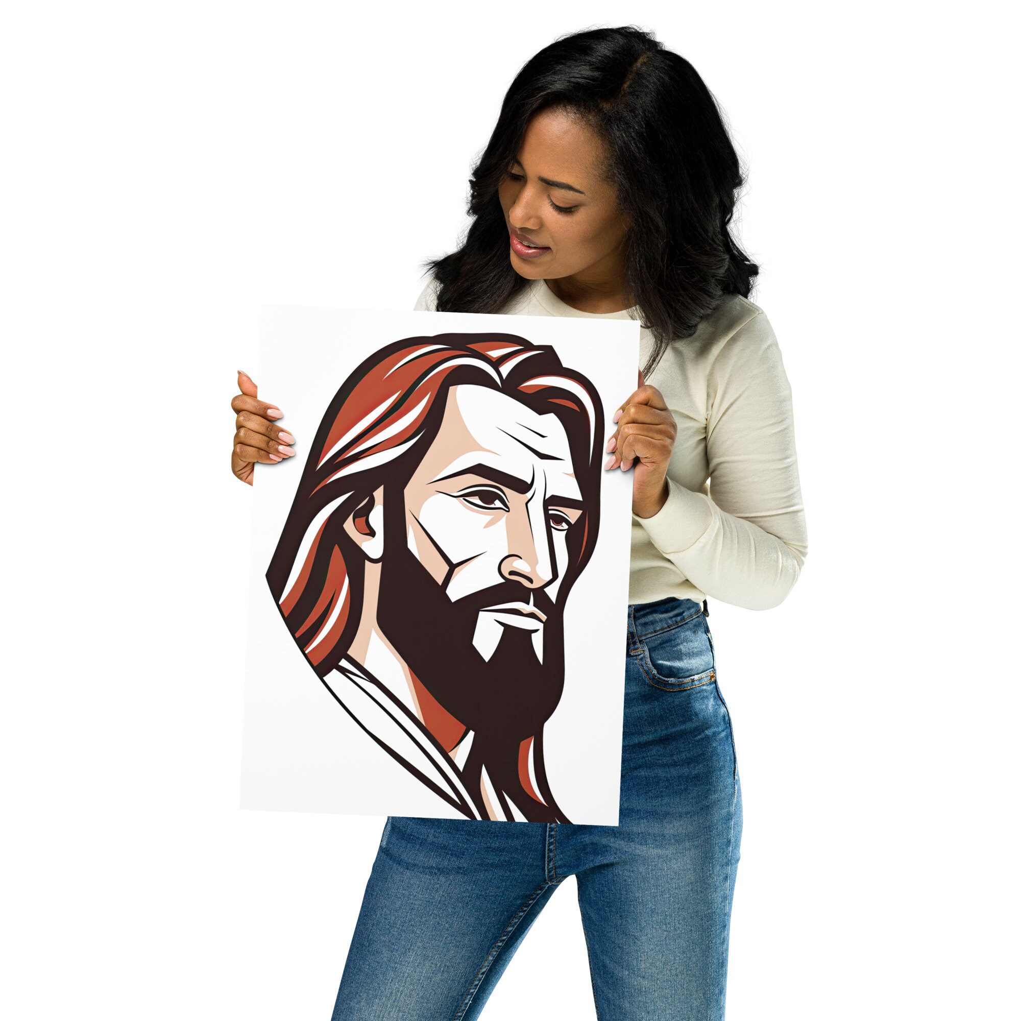 Christ the King: Religious Poster Immanuel, Light of the World Easter ...