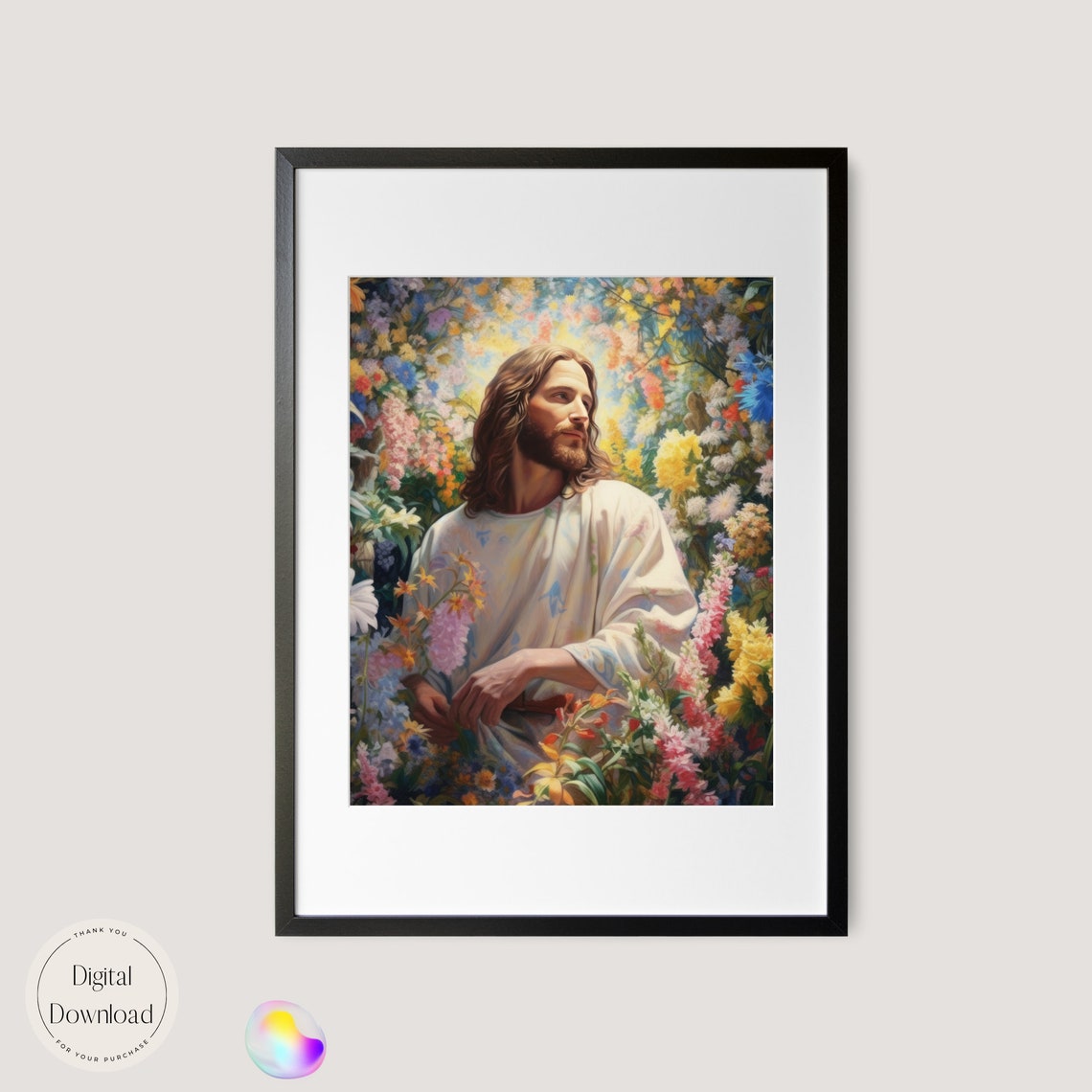 Jesus Christ Religious Printable Art 193 | Instant Download | Heavenly ...