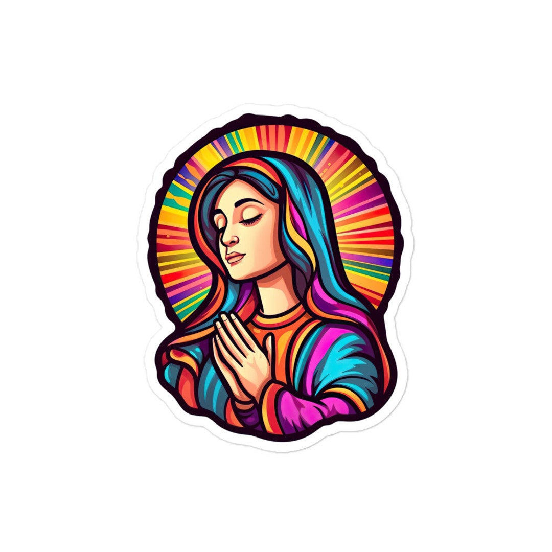 Holy Rosary Sticker for Spiritual Accessories Kiss-cut & Bubble-free ...