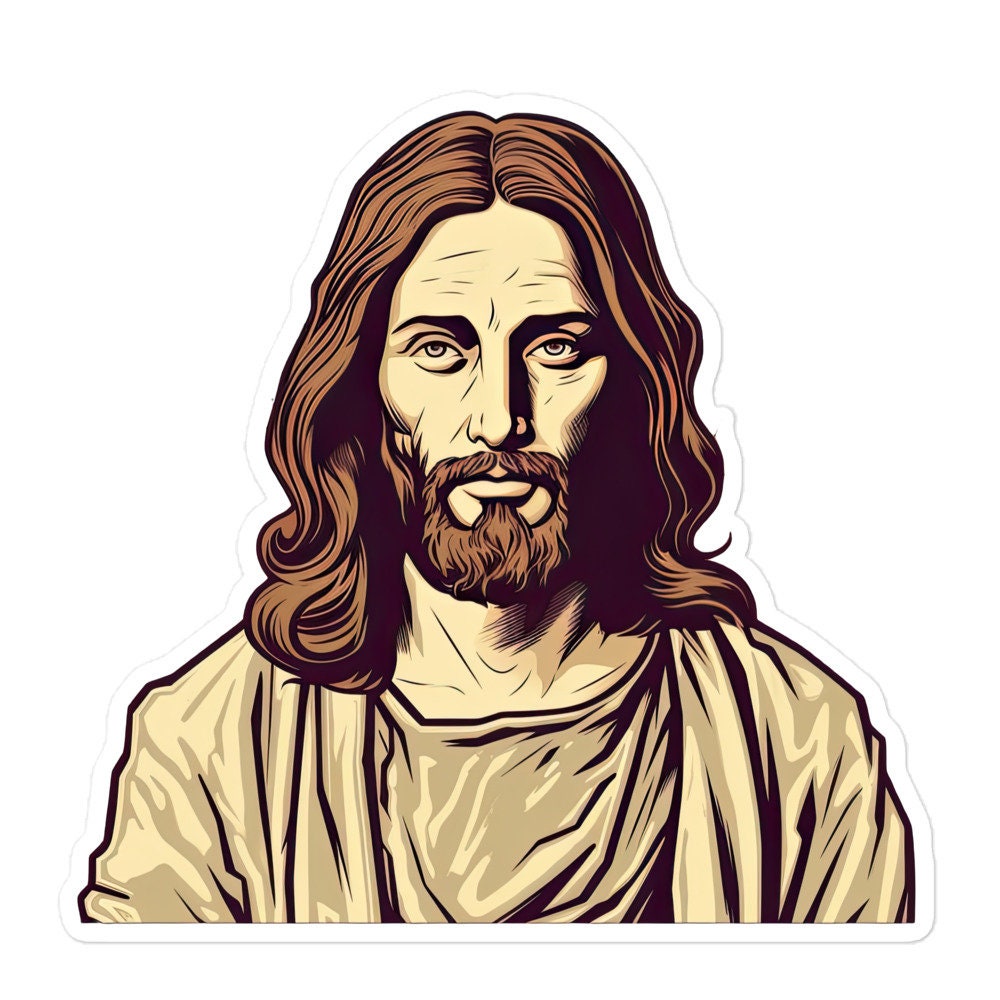 Redeeming Jesus Christ Vinyl Sticker for Journal Decoration Cute Jesus ...