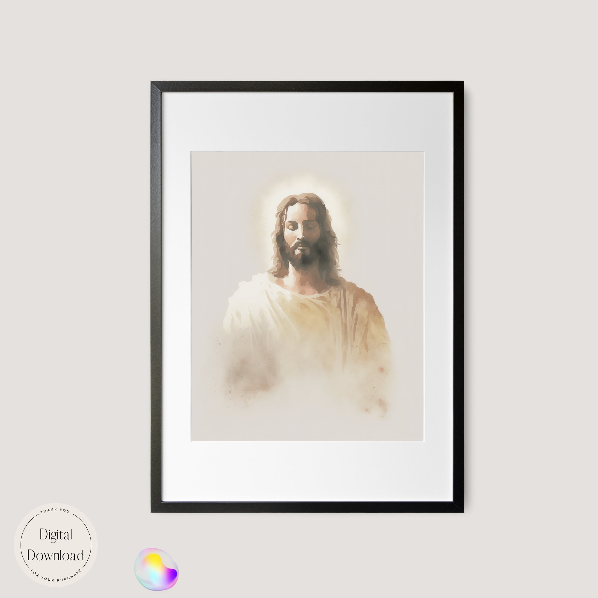 Jesus Christ Religious Printable Art 84 Instant Download - Etsy