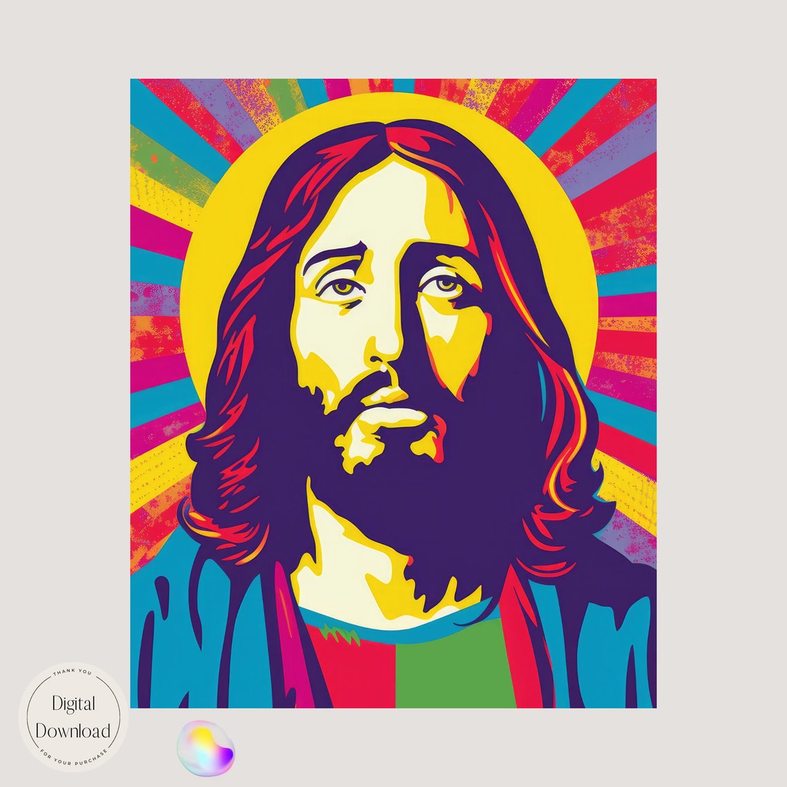 Jesus Christ Religious Printable Art 145 Instant Download - Etsy