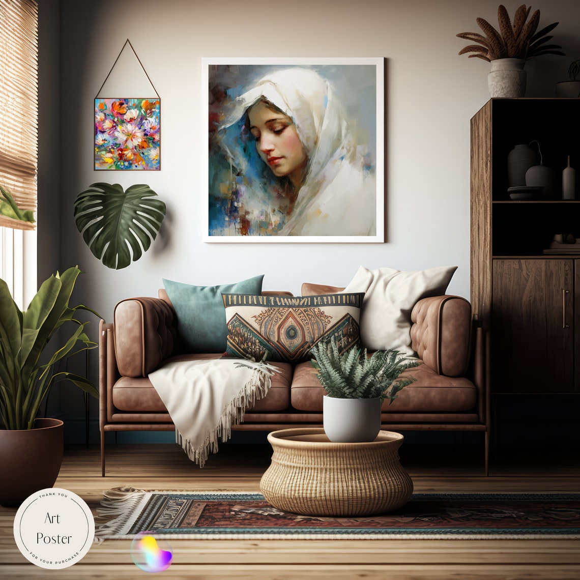 Blessed Virgin Mary Art Print: A Stunning Image of Mary, Our Lady of ...