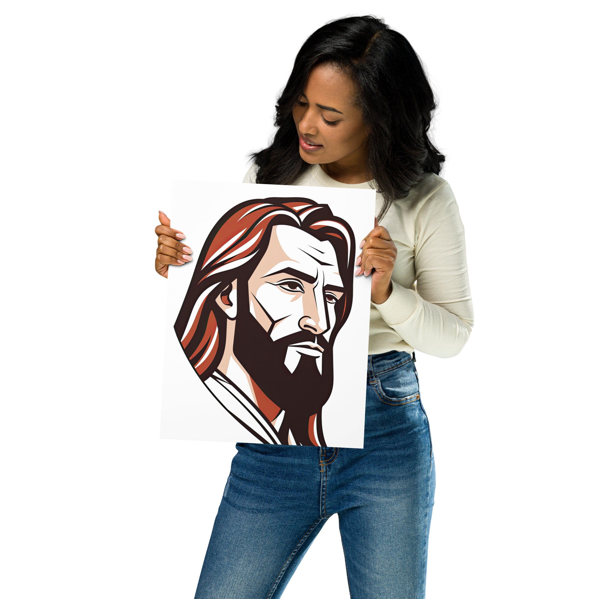 Christ the King: Religious Poster Immanuel, Light of the World Easter ...