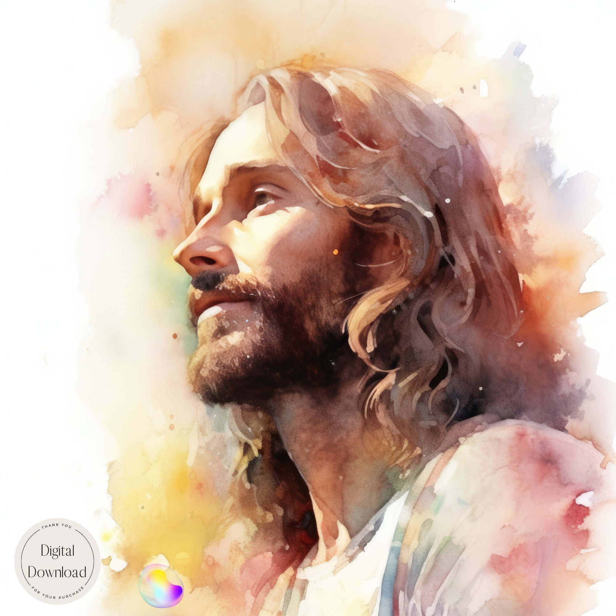 Jesus Christ Religious Printable Art 121 | Instant Download | Divine ...