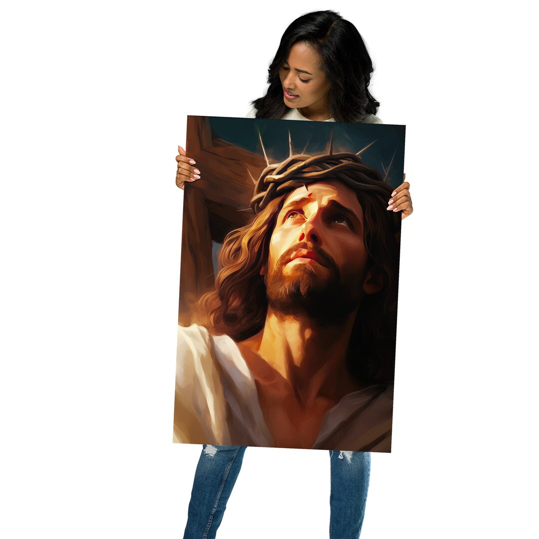 Redeemer's Radiance: Jesus Christ Poster | Prince of Peace | Easter ...
