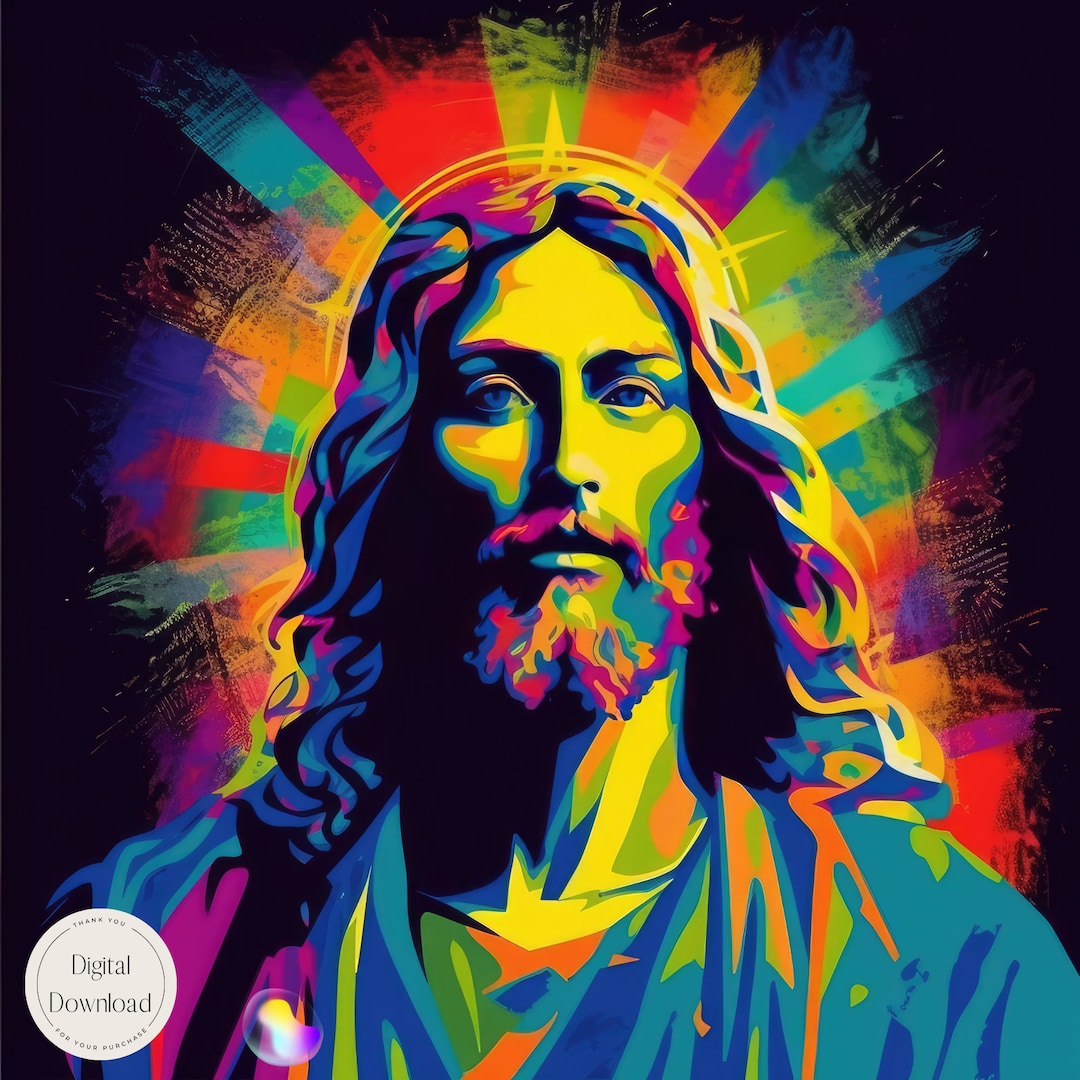 Jesus Christ Religious Printable Art 369 | Instant Download | Messiah's ...