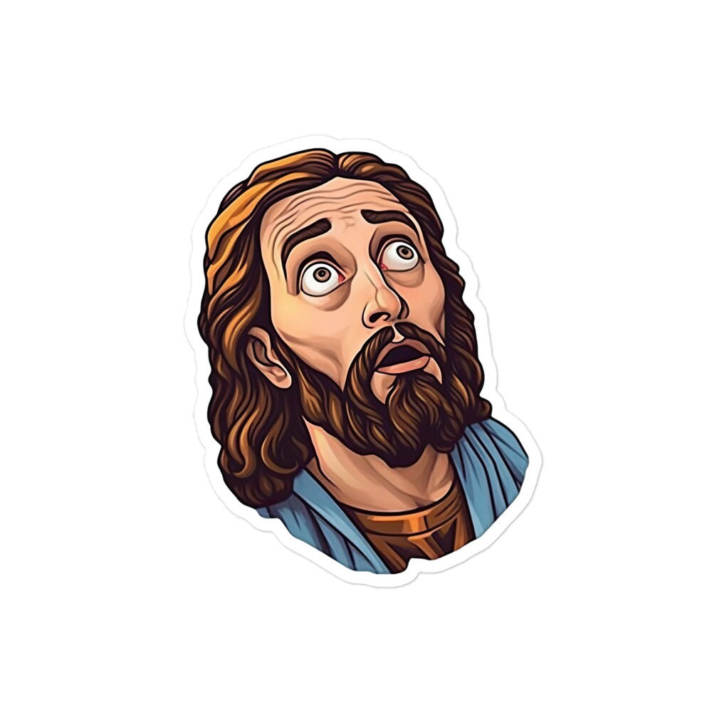 Faith-filled Jesus Christ Vinyl Sticker for Daily Reminders - Etsy