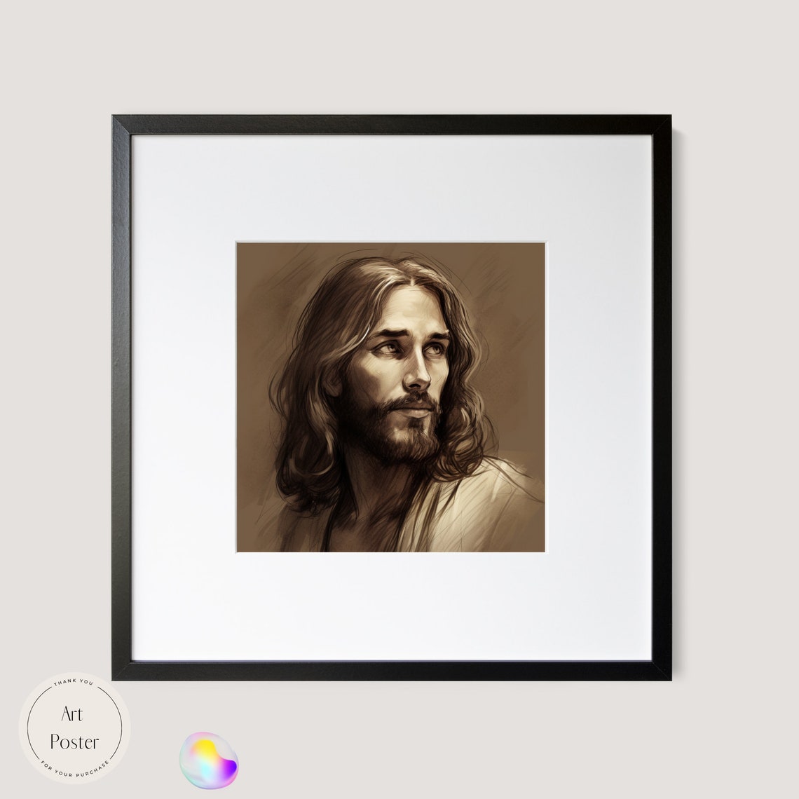 Jesus Christ Portrait, Art to Show Your Faith, Beautiful Addition to ...
