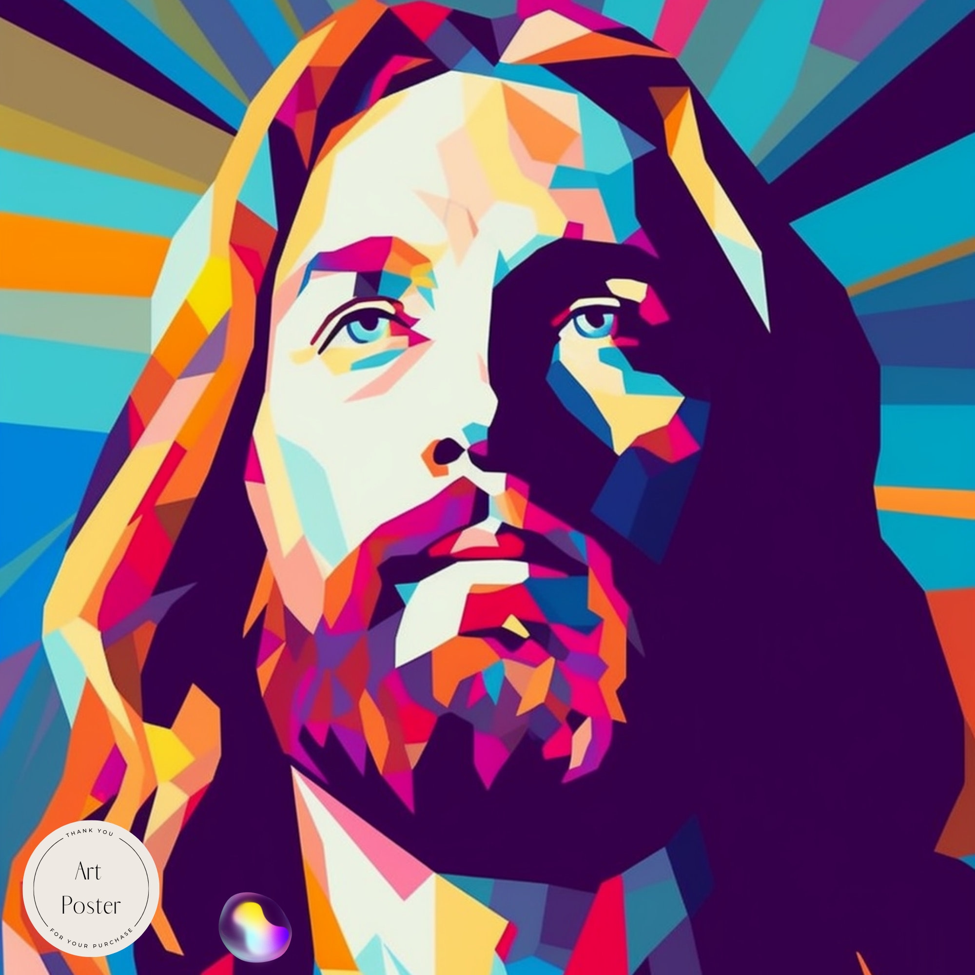 Jesus Christ, Light of Hope: Religious Poster Christmas Miracle Easter ...