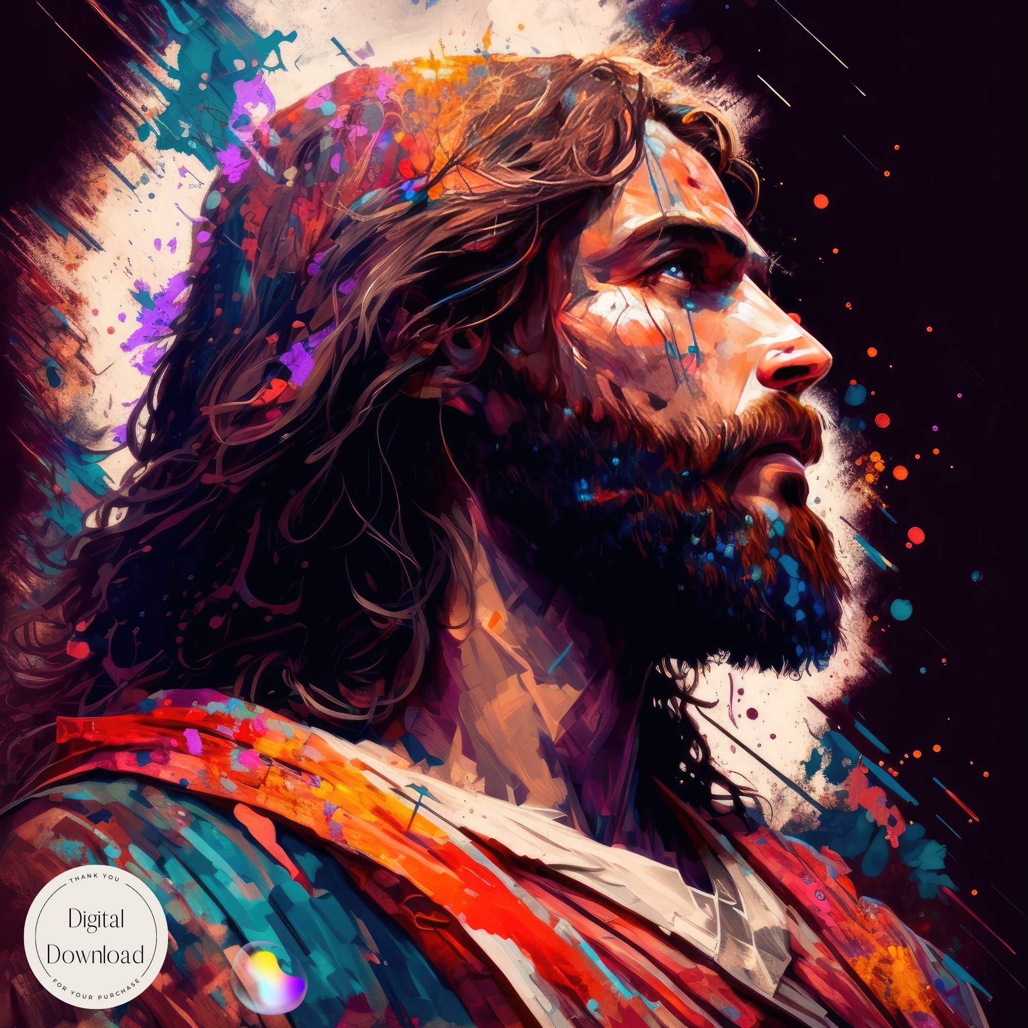 Jesus Christ Religious Printable Art 306 Instant Download - Etsy