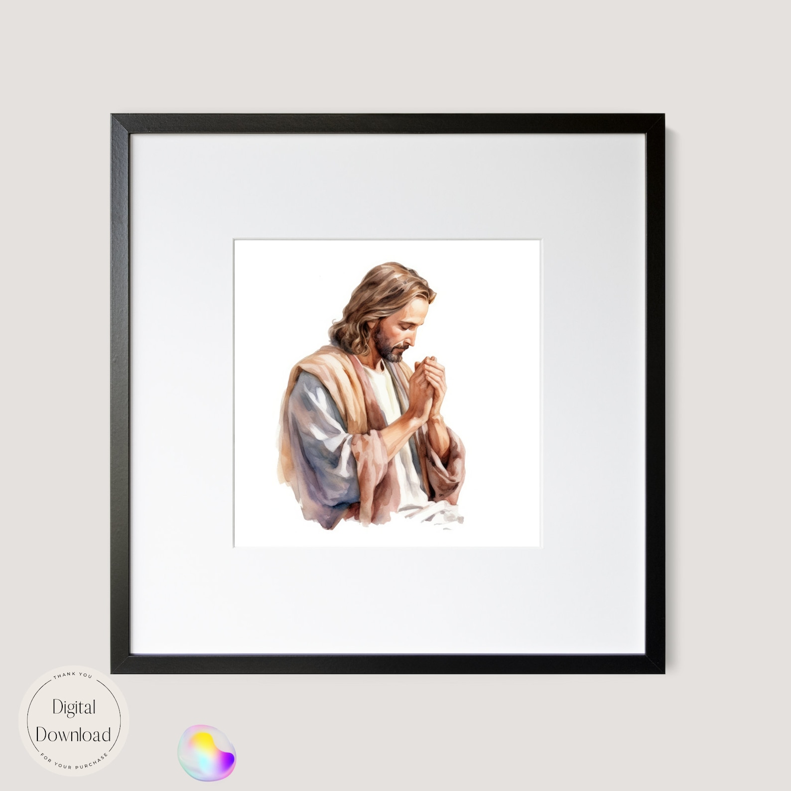 Jesus Christ Religious Printable Art 386 Instant Download Sacred ...