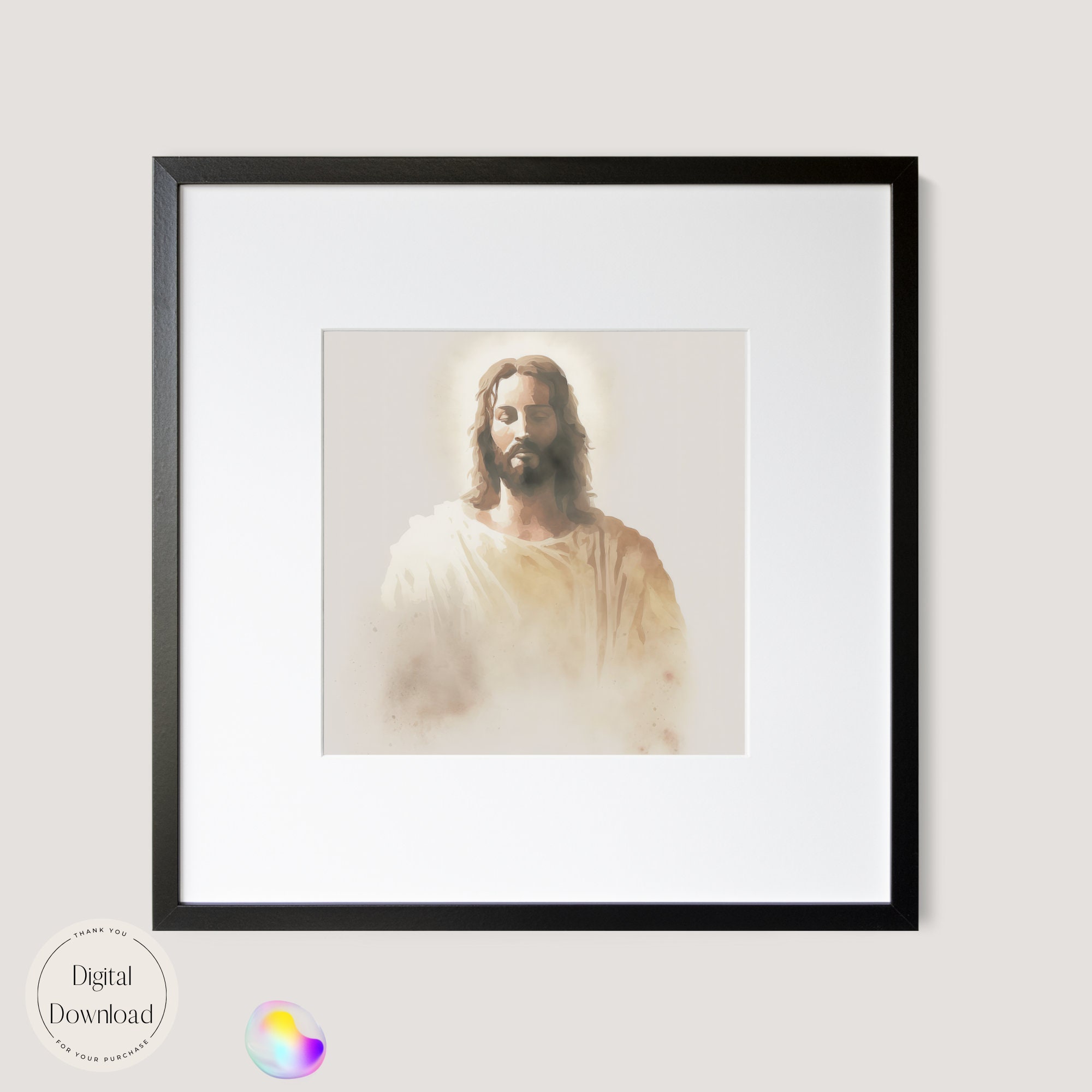Jesus Christ Religious Printable Art 84 Instant Download Messiah's ...