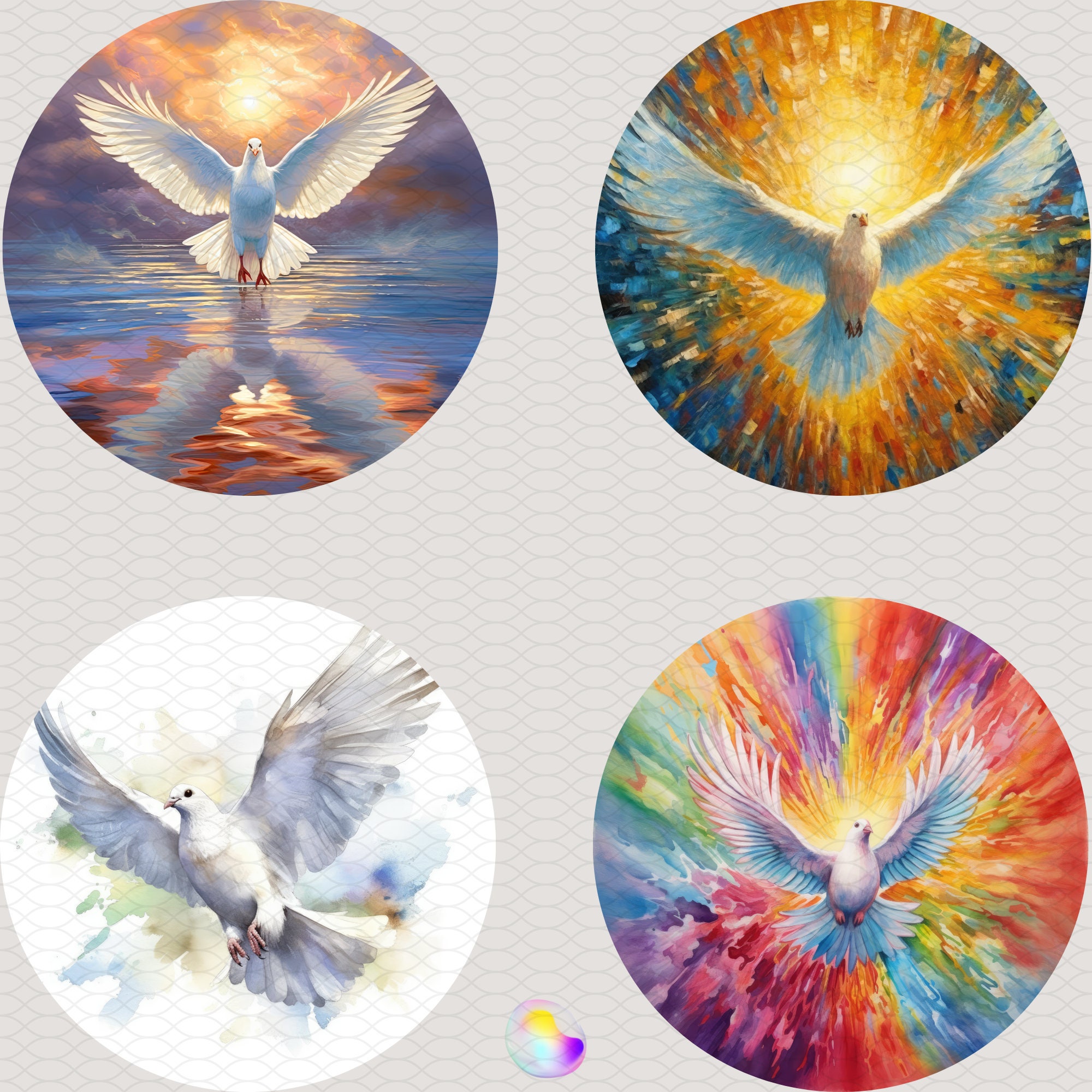 12x Pentecostal Flame of Faith Decal Holy Spirit Inspirational Sticker ...