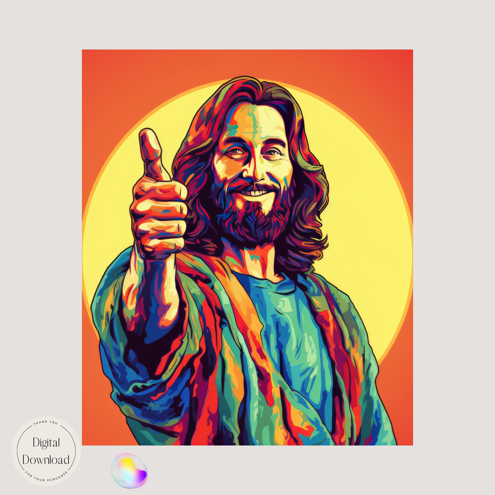 Jesus Christ Religious Printable Art 131 Instant Download Divine ...