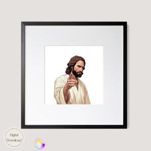 Jesus Christ Religious Printable Art 98 | Instant Download | Gospel ...