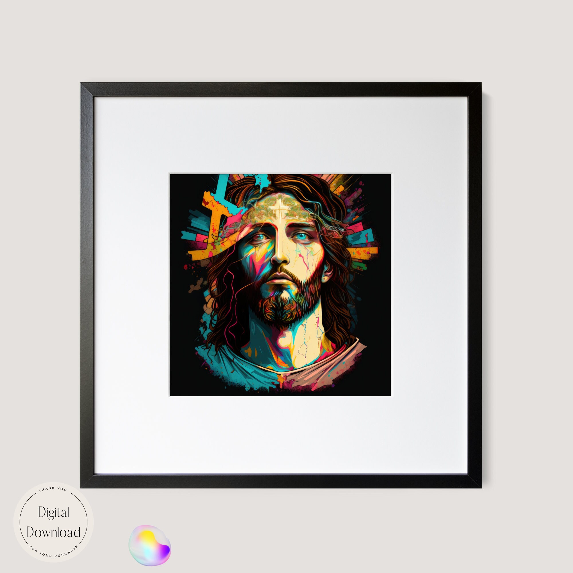 Jesus Christ Religious Printable Art 305 Instant Download - Etsy