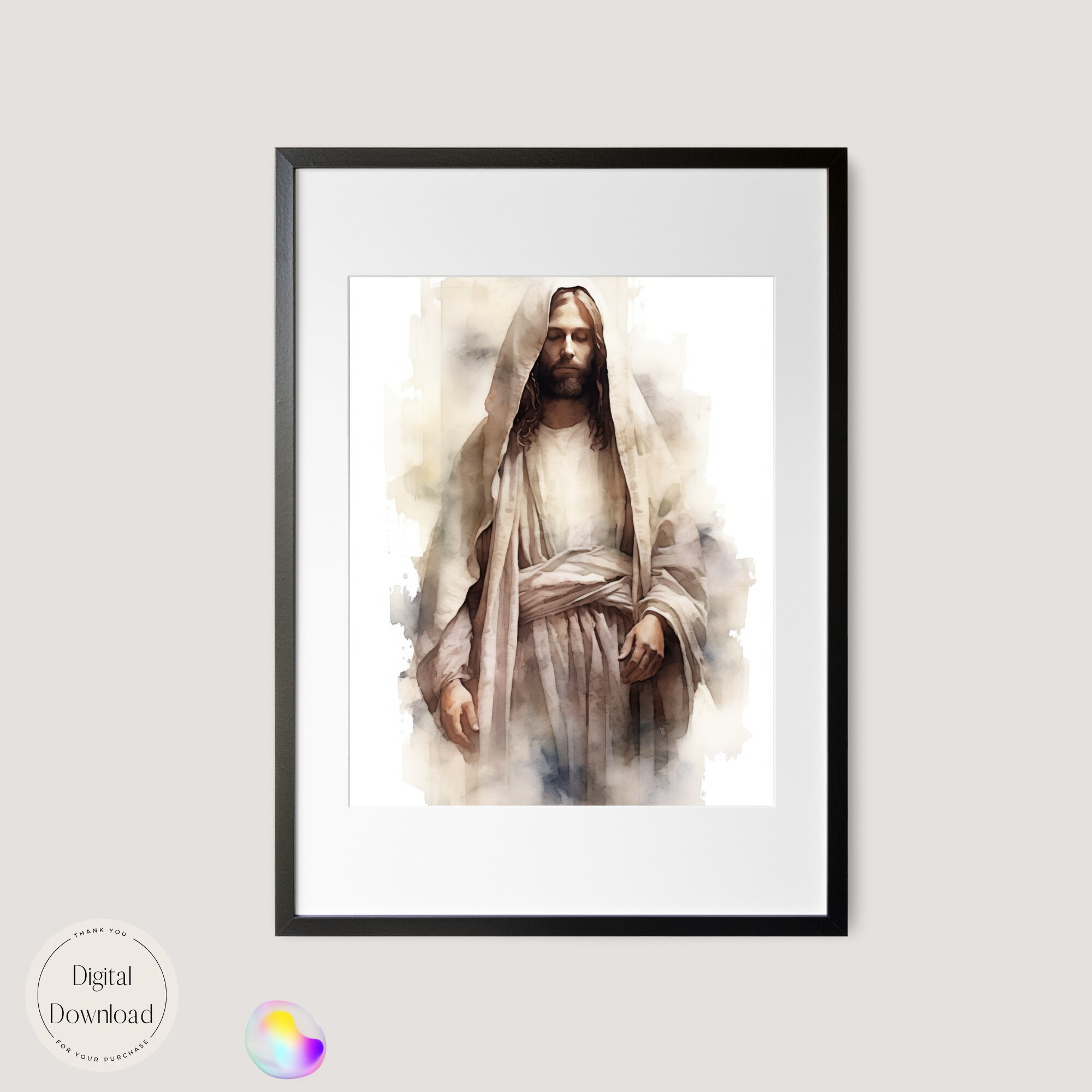 Jesus Christ Religious Printable Art 71 Instant Download - Etsy