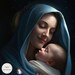 Mother Mary and Baby Jesus Printable Art 18 Instant Download the Birth ...