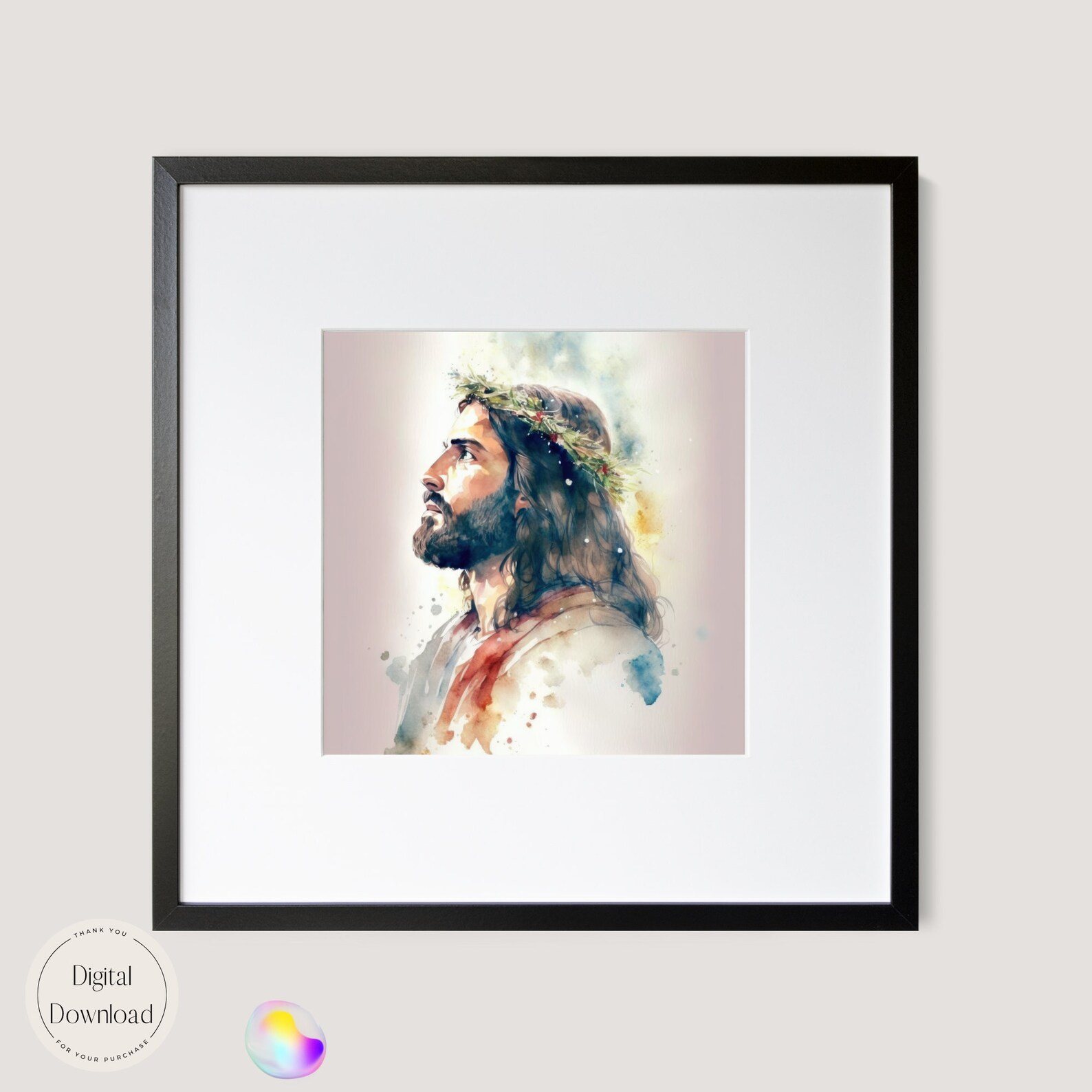 Jesus Christ Religious Printable Art 233 | Instant Download | Divine ...