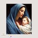 Mother Mary and Baby Jesus Printable Art 23 | Instant Download ...