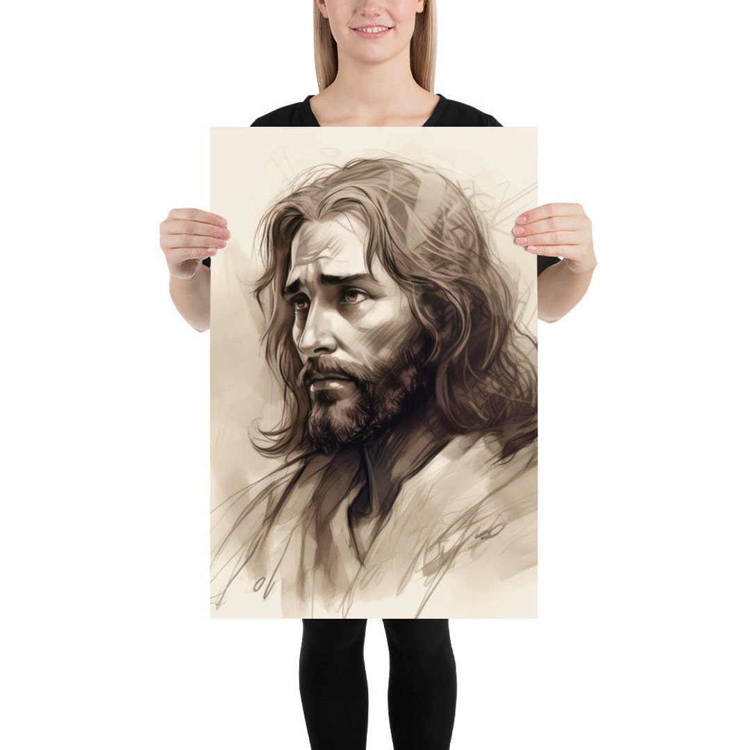 Jesus Christ Portrait, Art to Show Your Faith, Beautiful Addition to ...