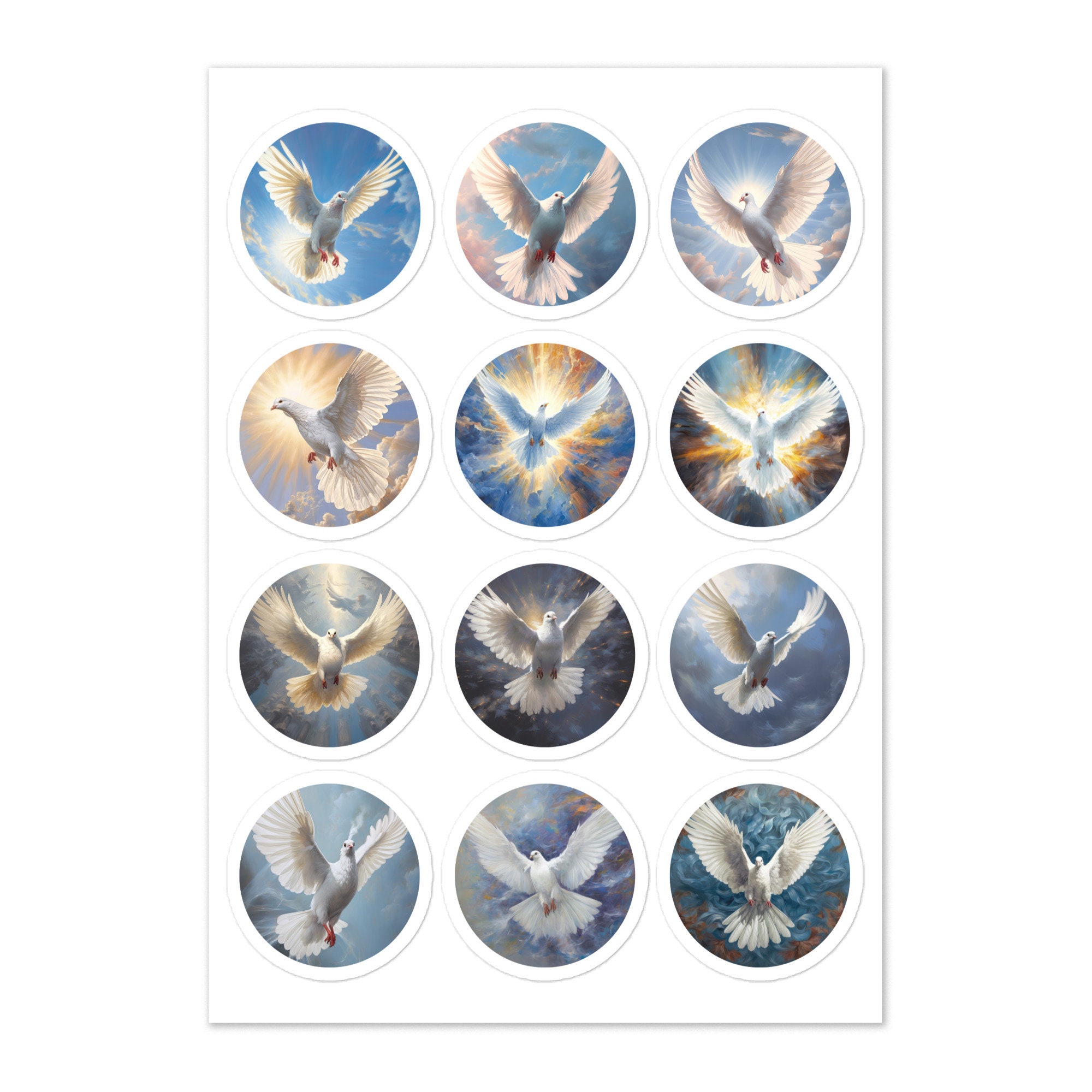 12x Pentecostal Inspiration Decal Set Faithful Groups Church Worship ...