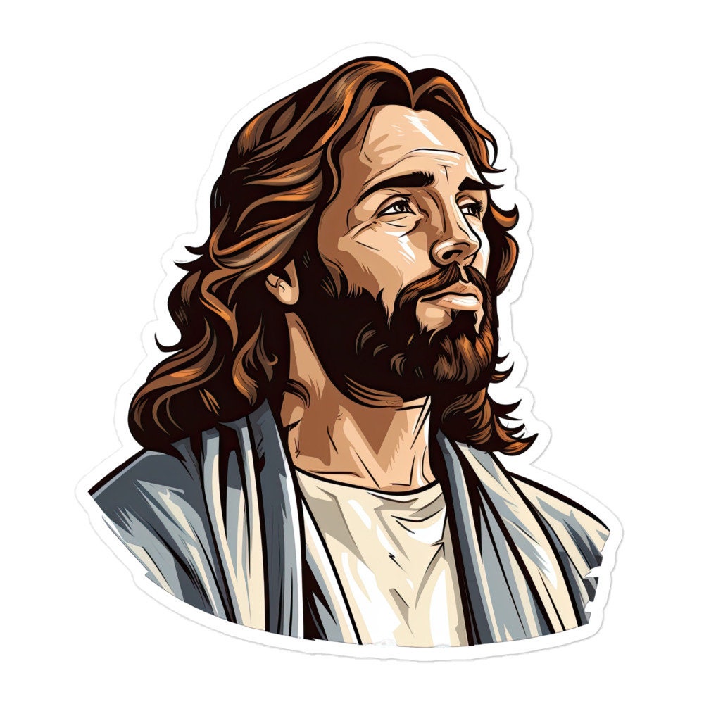 Jesus Christ Sticker Kiss-cut & Bubble-free Premium Stickers - Etsy