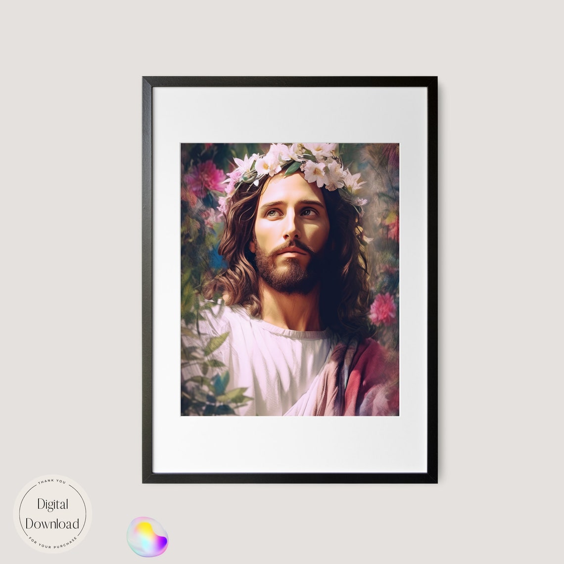 Jesus Christ Religious Printable Art 146 | Instant Download | Messiah's ...