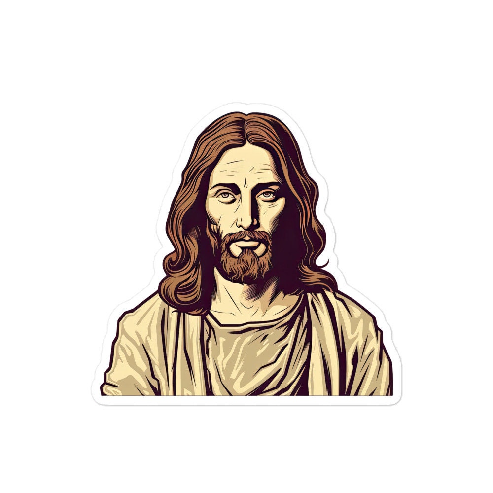 Redeeming Jesus Christ Vinyl Sticker for Journal Decoration Cute Jesus ...