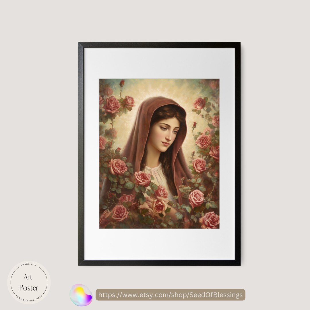 Our Lady of Fatima Portrait - Religious Wall Art - Catholic Decor ...