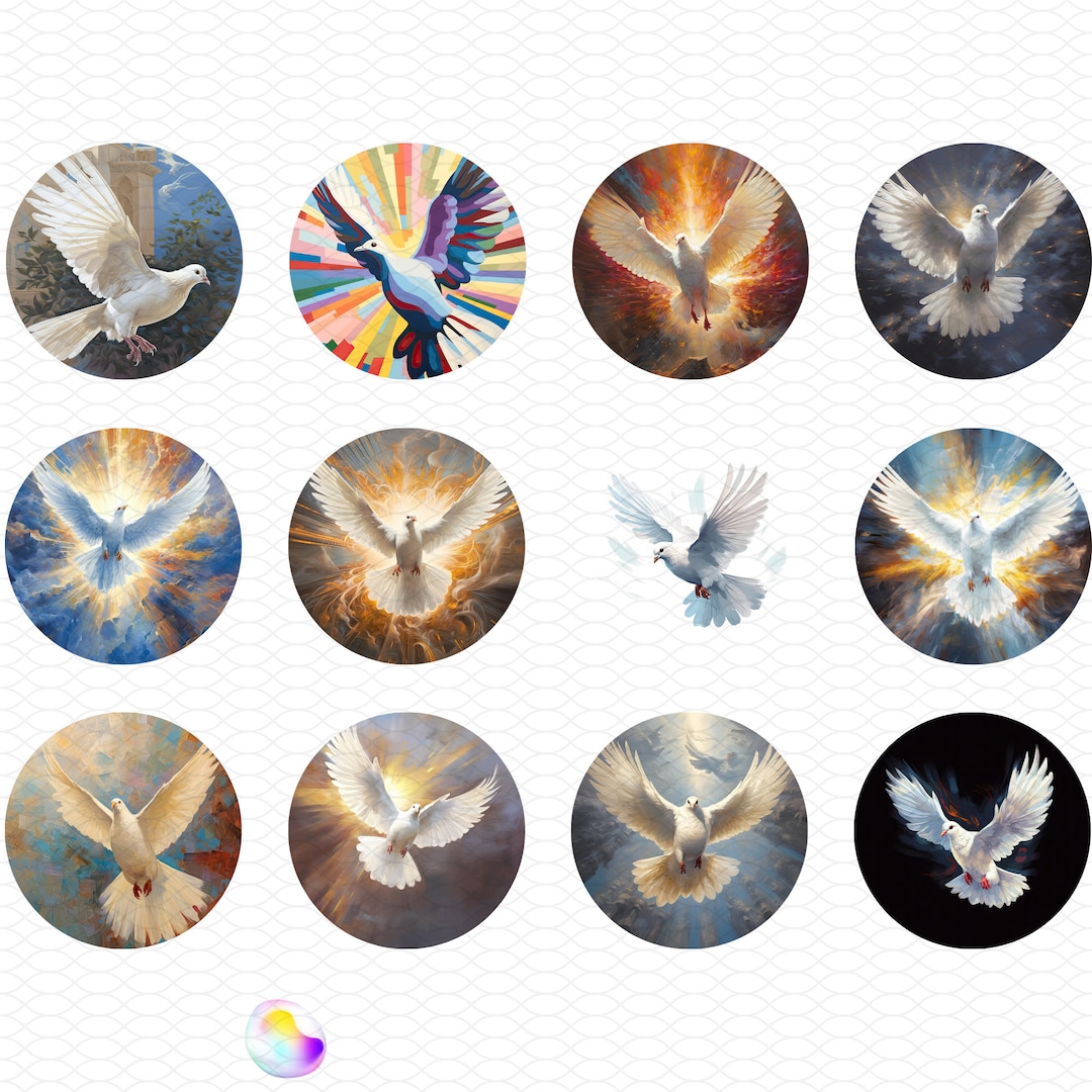 12x Holy Spirit Presence Sticker - Christian Wall Decor for Sacred ...