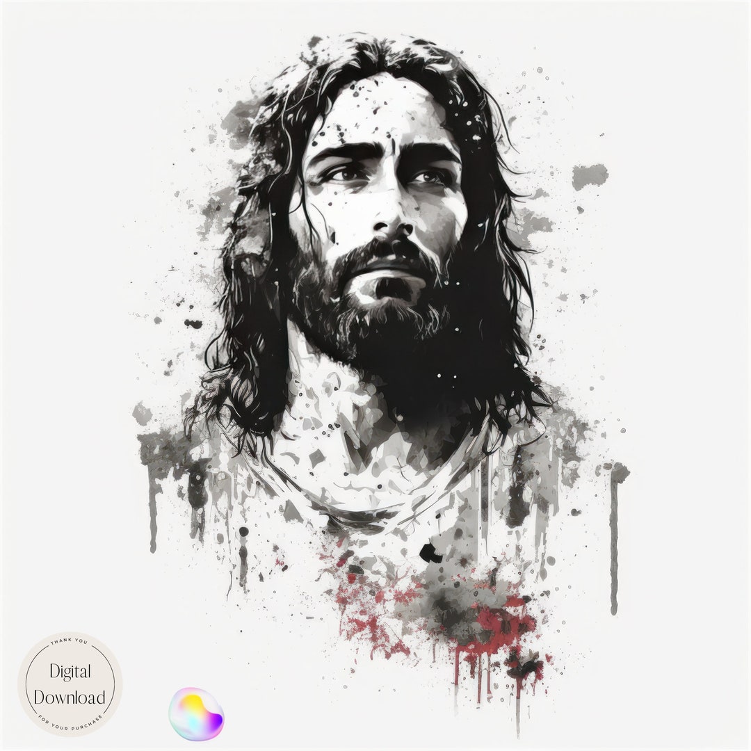 Jesus Christ Religious Printable Art 133 | Instant Download | Heavenly ...
