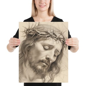 Jesus Christ Portrait, Art to Show Your Faith, Beautiful Addition to ...