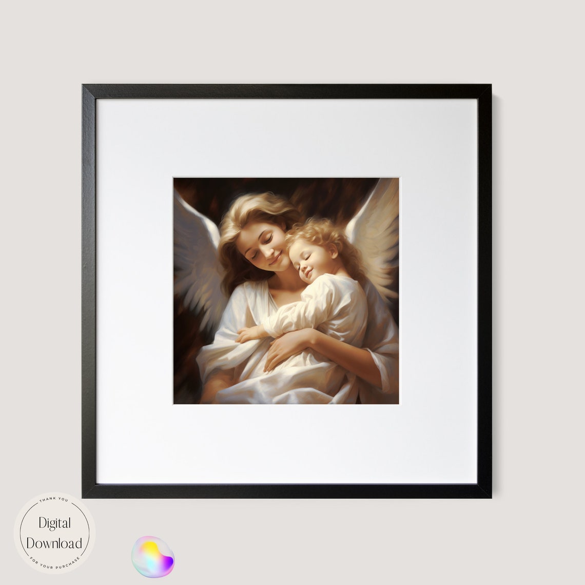 Mother Mary and Baby Jesus Printable Art 65 Instant Download - Etsy