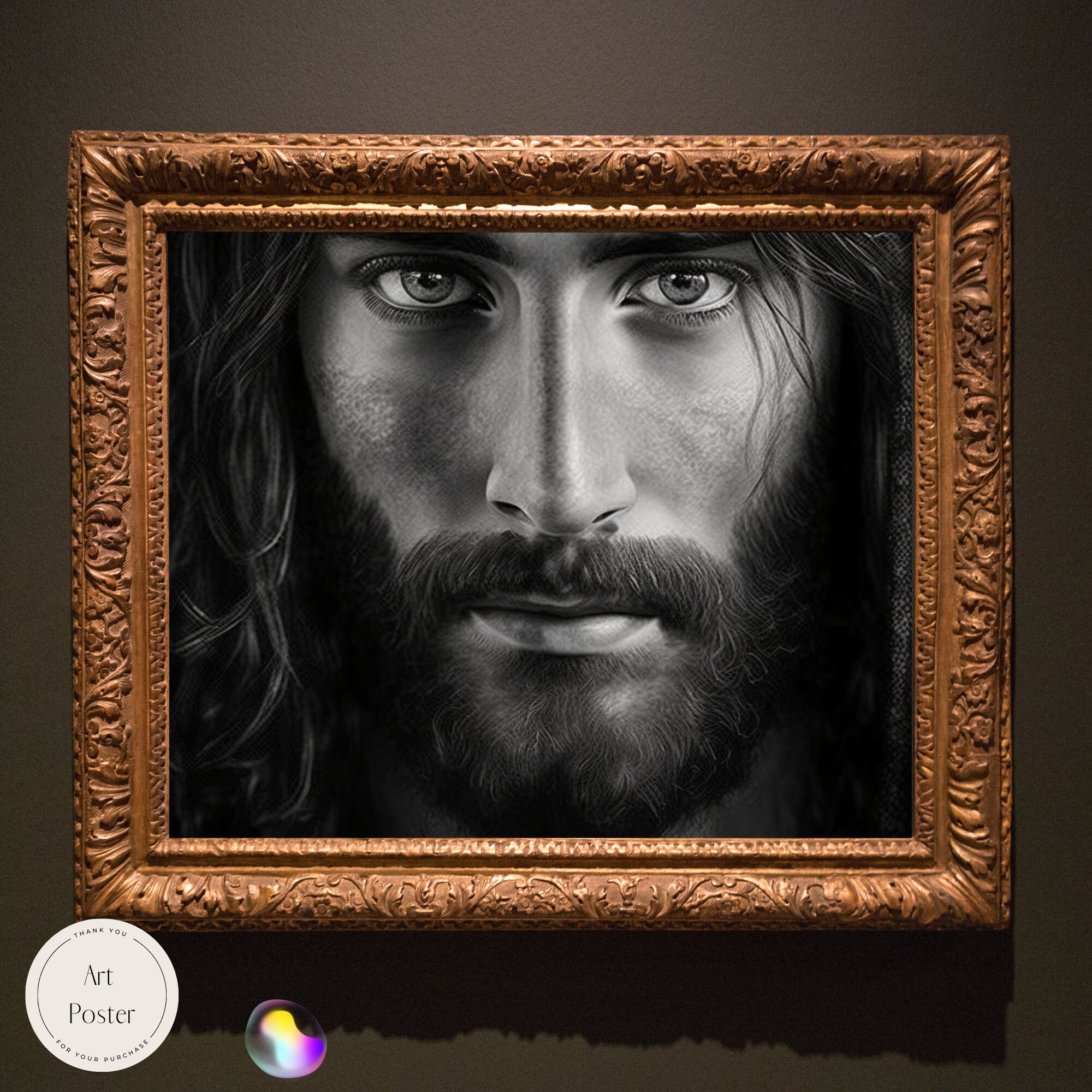 Jesus Christ Portrait, Art to Show Your Faith, Beautiful Addition to ...