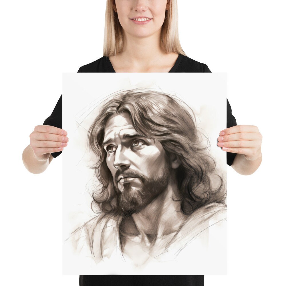 Jesus Christ Portrait, Art to Show Your Faith, Beautiful Addition to ...