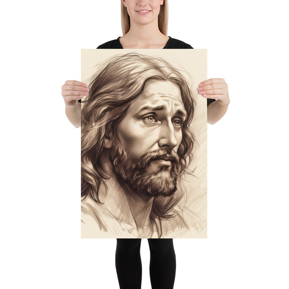 Jesus Christ Portrait, Art to Show Your Faith, Beautiful Addition to ...