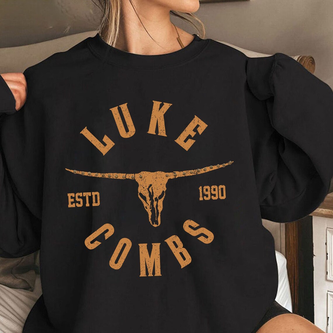 Luke Combs ESTD 1990 T-shirt Luke Combs Retro Style Shirt - Etsy
