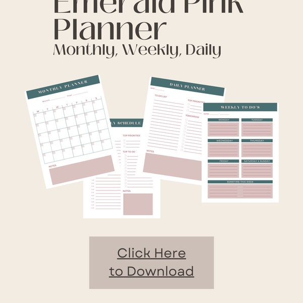 Green and Pink - Etsy