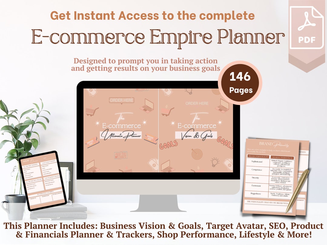 Ecommerce Store Planner Printable | Digital Business Planner | Shopify ...