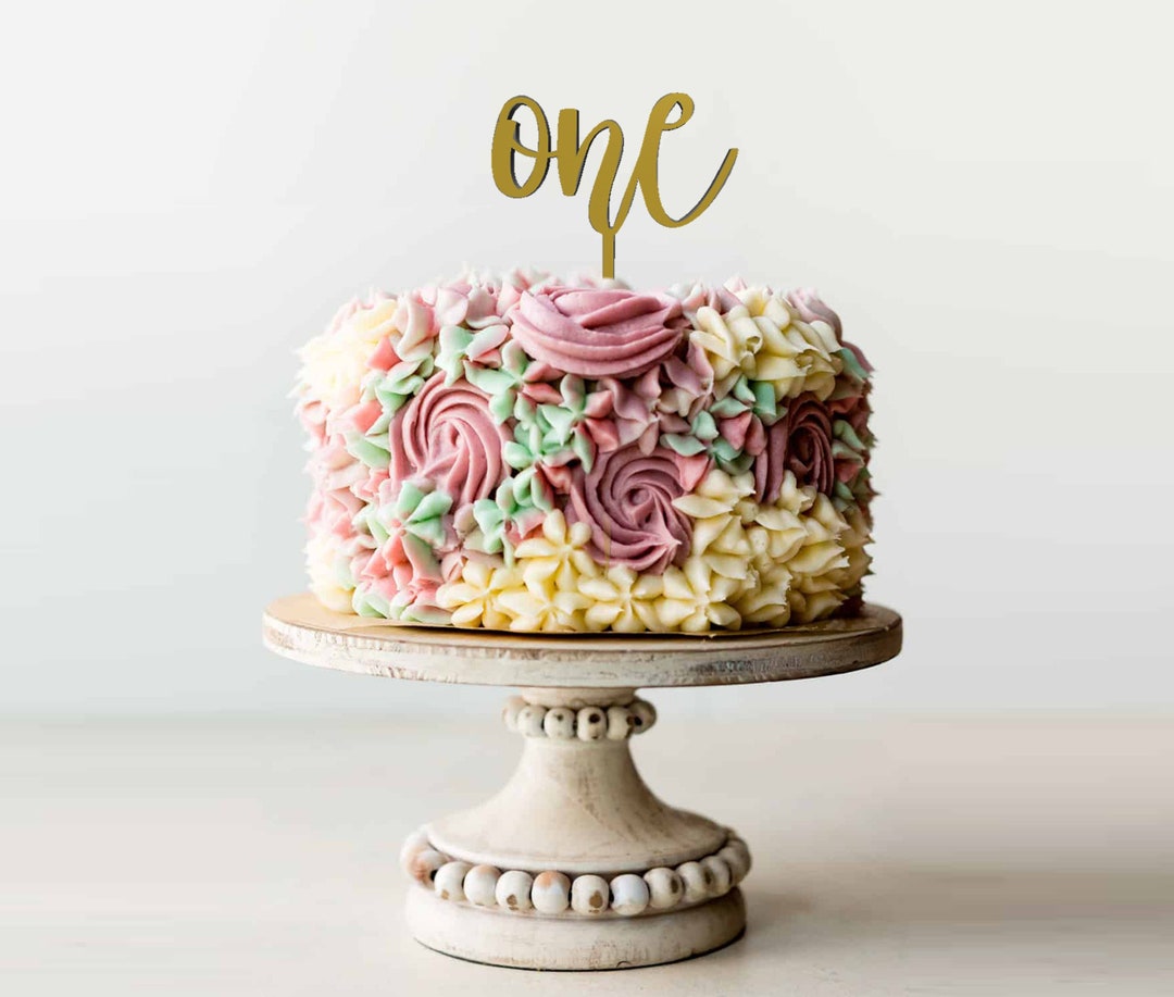 Cake Topper 1st / One First Birthday Cake Topper / Toddler - Etsy